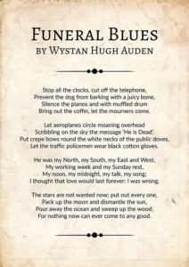 Stop All the Clocks (Funeral Blues) - Go With Grace