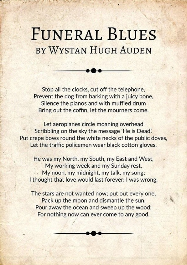 Stop All the Clocks (Funeral Blues) - Go With Grace